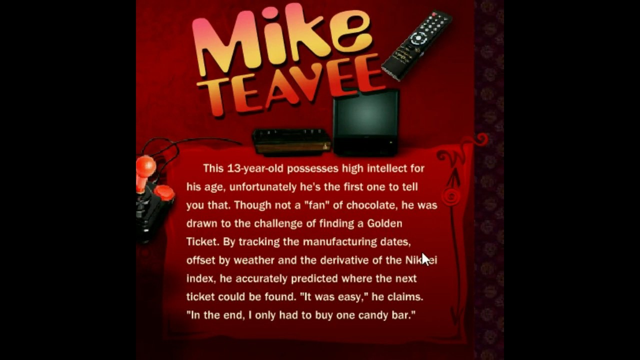 Meet Mike Teavee! - YouTube