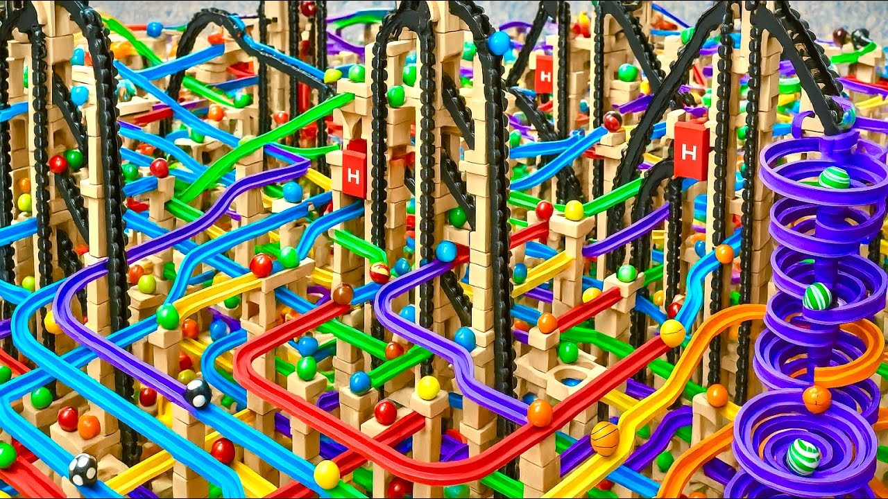 Marble Run The beginning of the marble civilization pioneering era Race ...