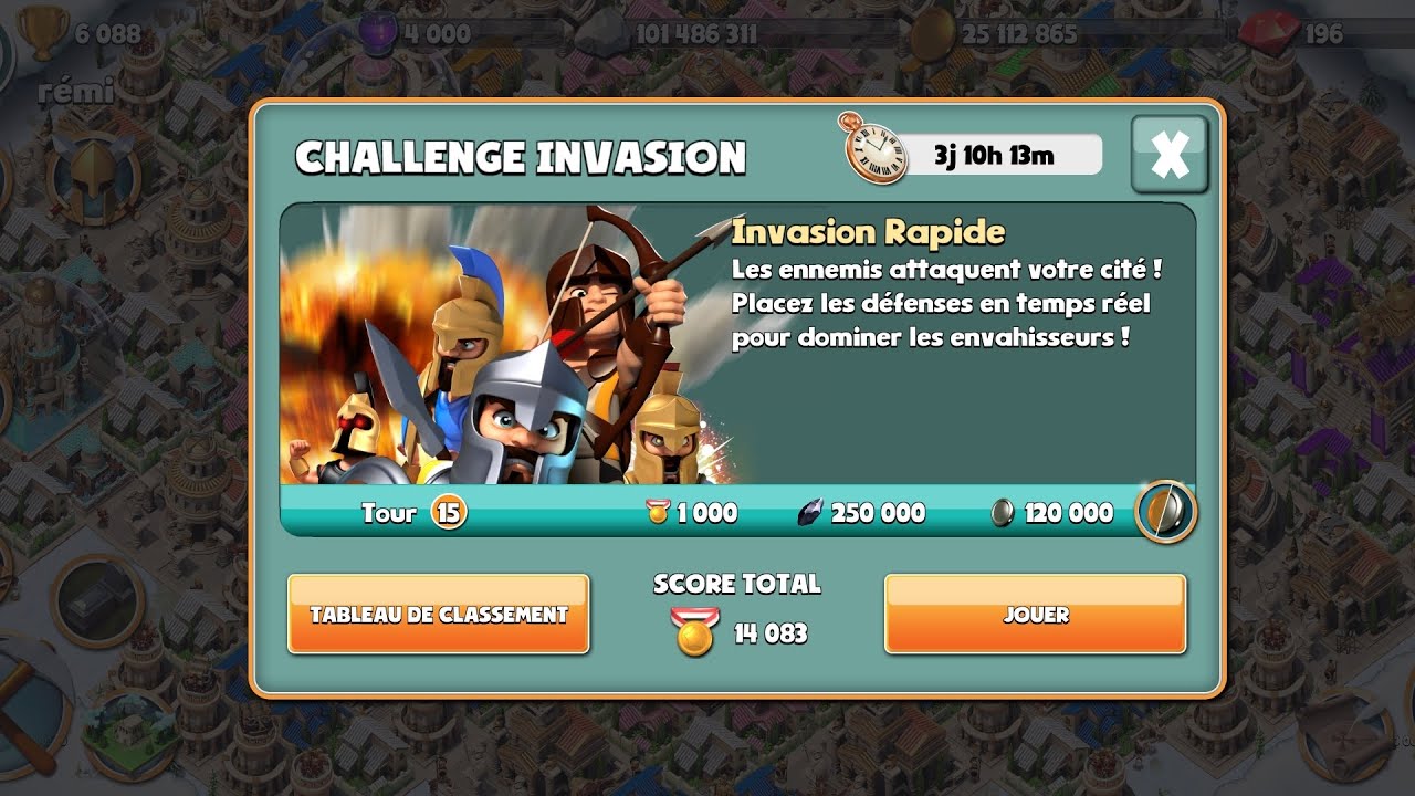 Gods of olympus challenge - "invasion rapide" tour 11 à 13 - YouTube