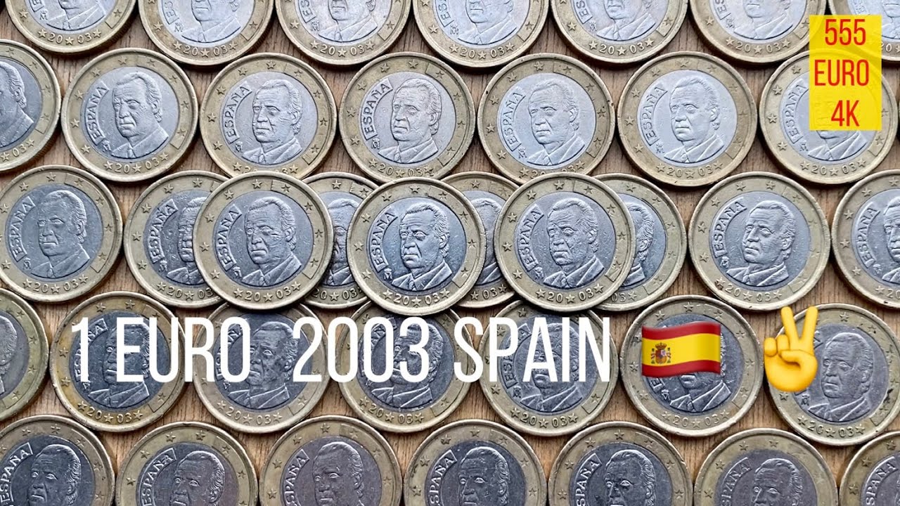 1 euro 2003 Spain ~300.000.000 - YouTube