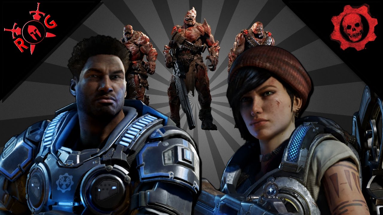 GEARS OF WAR 4 - TWO PLAYER HORDE - GRIDLOCK! Waves 1-10 [Boltok Master ...