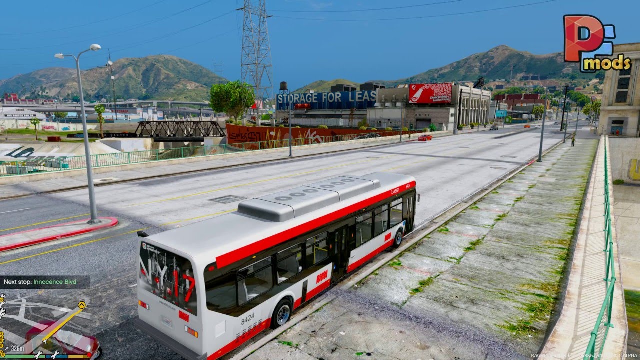 GTA-5 BUS Mission (RAGE: Transportation) - YouTube