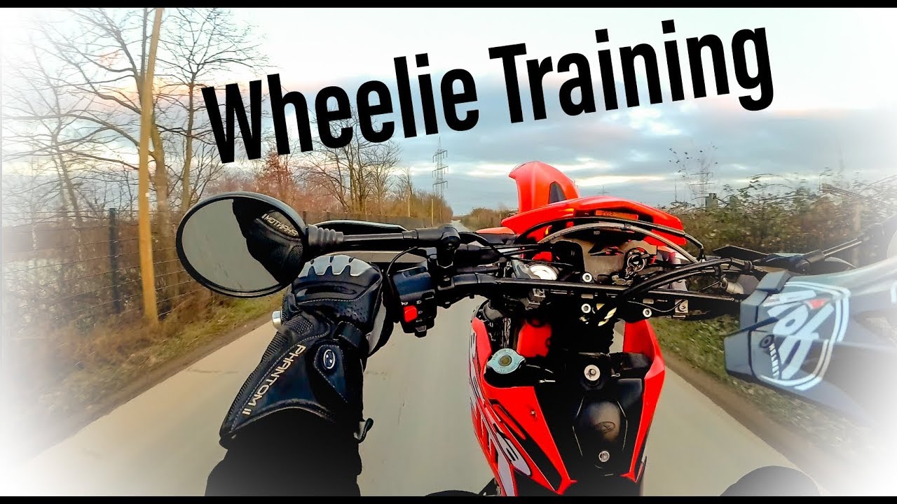 Wheelie Training | BETA RR 125 LC - YouTube