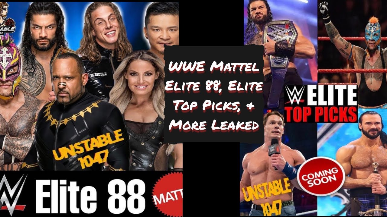 WWE Mattel Elite 88,Top Picks Elites, & More Leaked - YouTube
