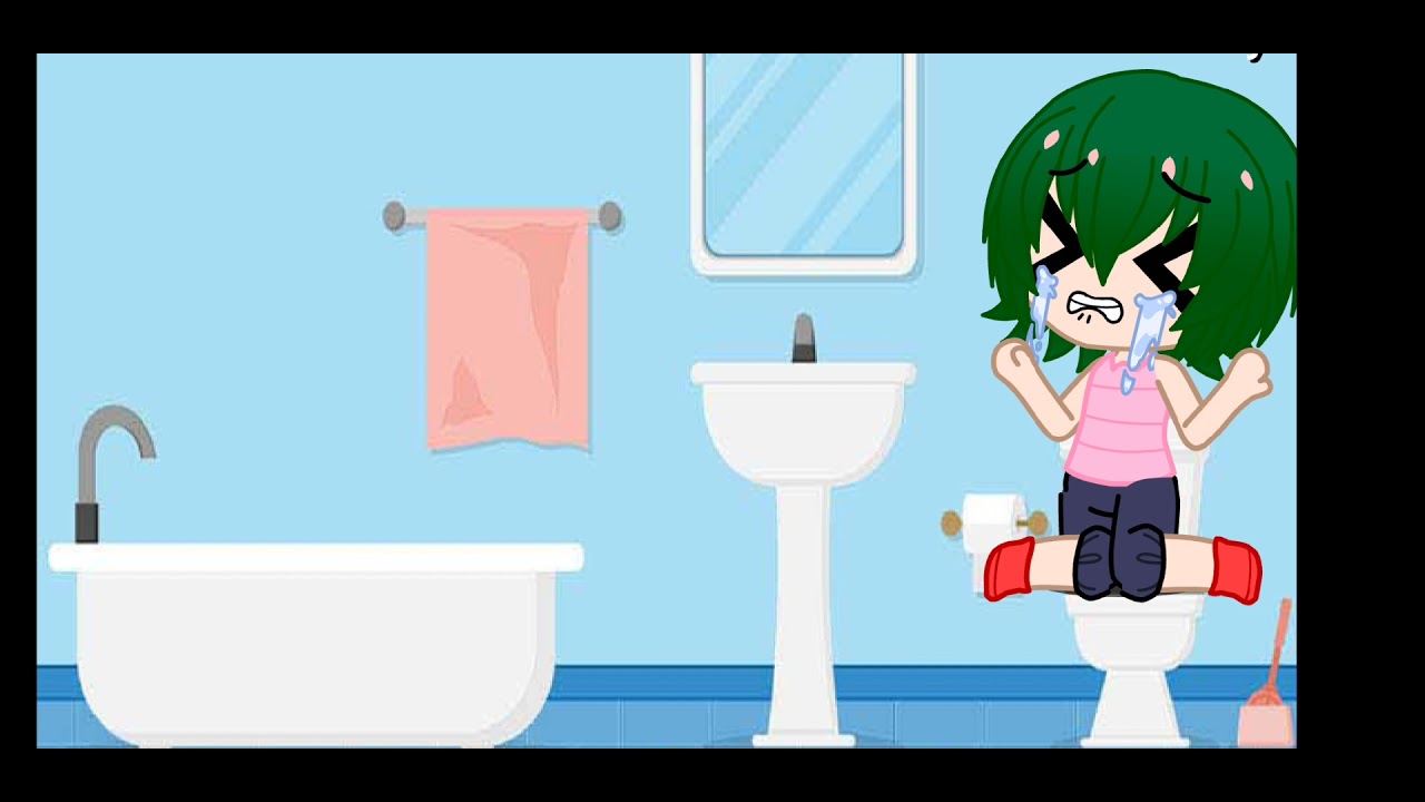 deku takes a shit / constipated deku au - YouTube