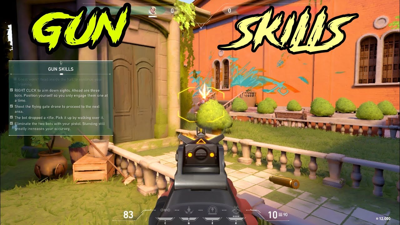 A free-to-play first-person tactical hero shooter game Training mode # ...