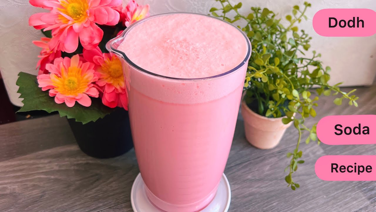 Very refreshing Doodh Soda Recipe || How to make Soda Milk || Roh Afza ...