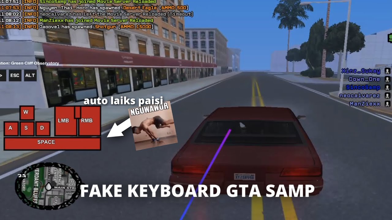 FAKE KEYBOARD GTA SAMP? || BIKIN GETEA KALIAN JADI PAISI 🤓☝️ || GTA ...