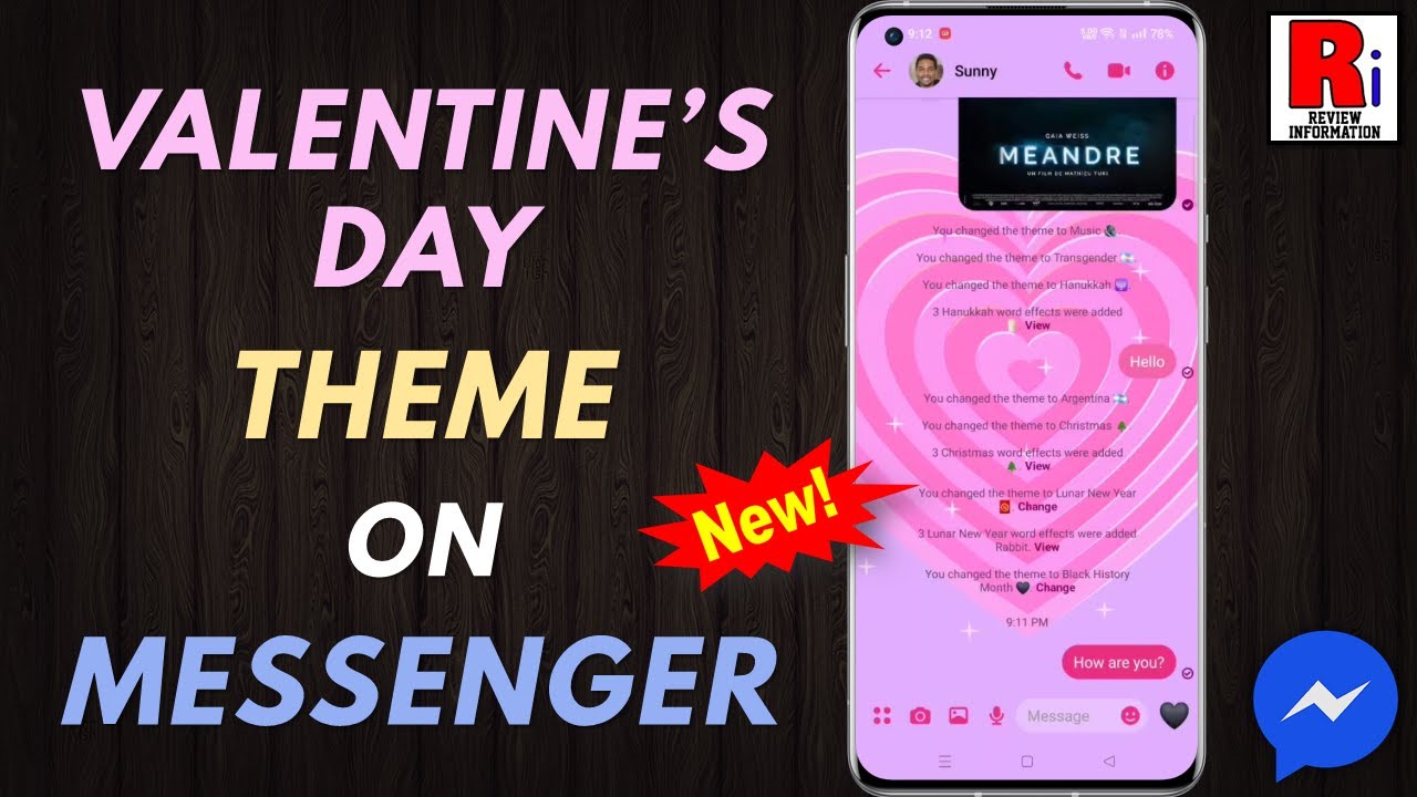 How to Activate Valentine's Day Theme on Facebook Messenger (New) - YouTube