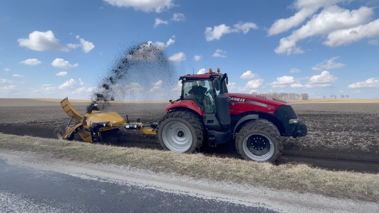 Spring ditch work before planting!! - YouTube