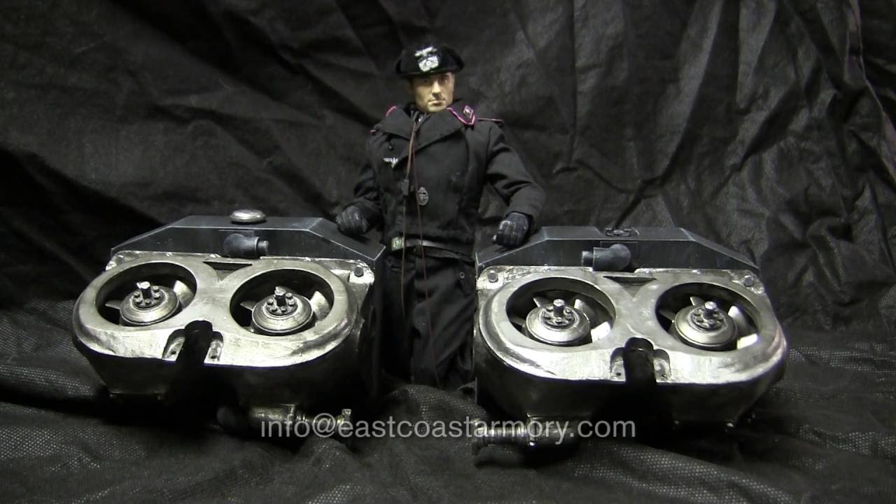 1/6th scale Tiger I radiator / cooling fan cluster set - YouTube