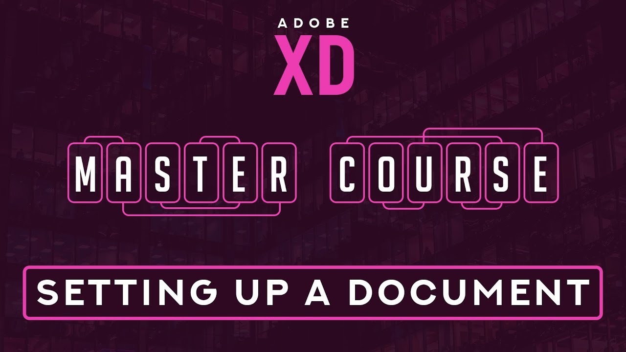 4. Setting up a New Document in Adobe XD! - YouTube