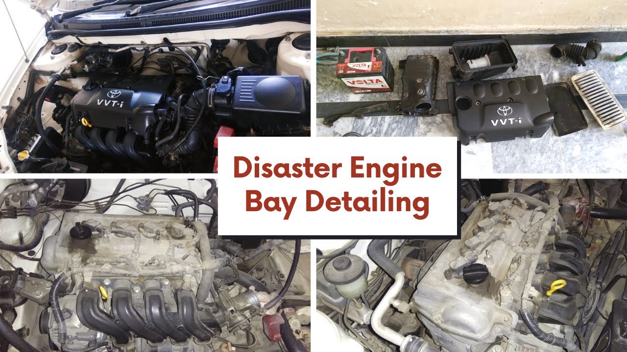 Toyota corolla X Assista 2006 || Engine Bay Detailing || 5000 saved ...