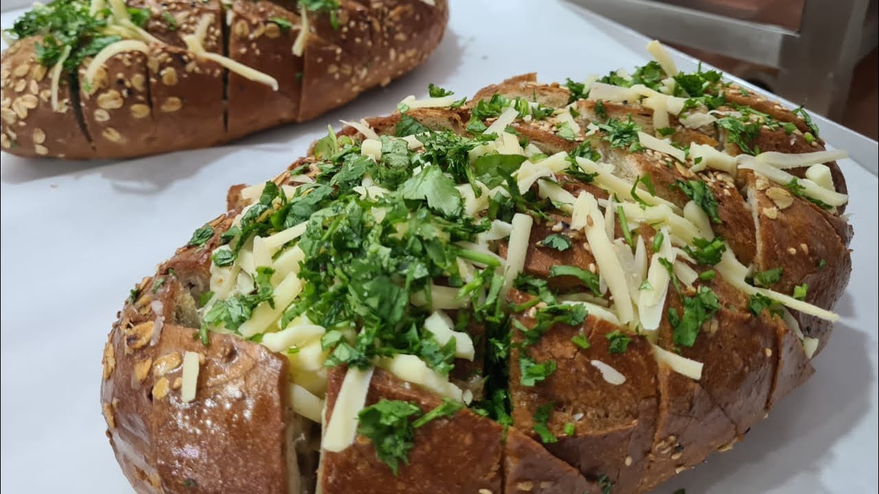 Easy Artisan multi cereal bread recipe / Cheesy garlic multi cereal ...