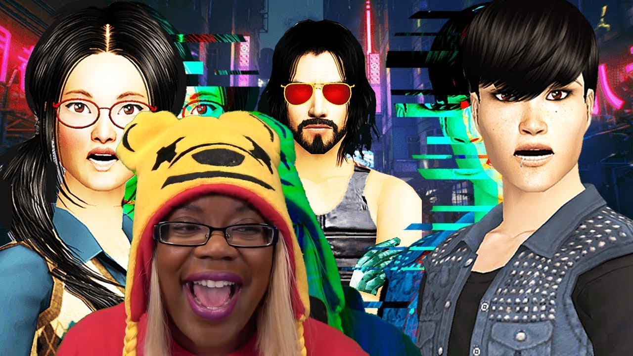 We Fought Cyberpunk Glitches | Prudence & Zack | AyChristene Reacts ...