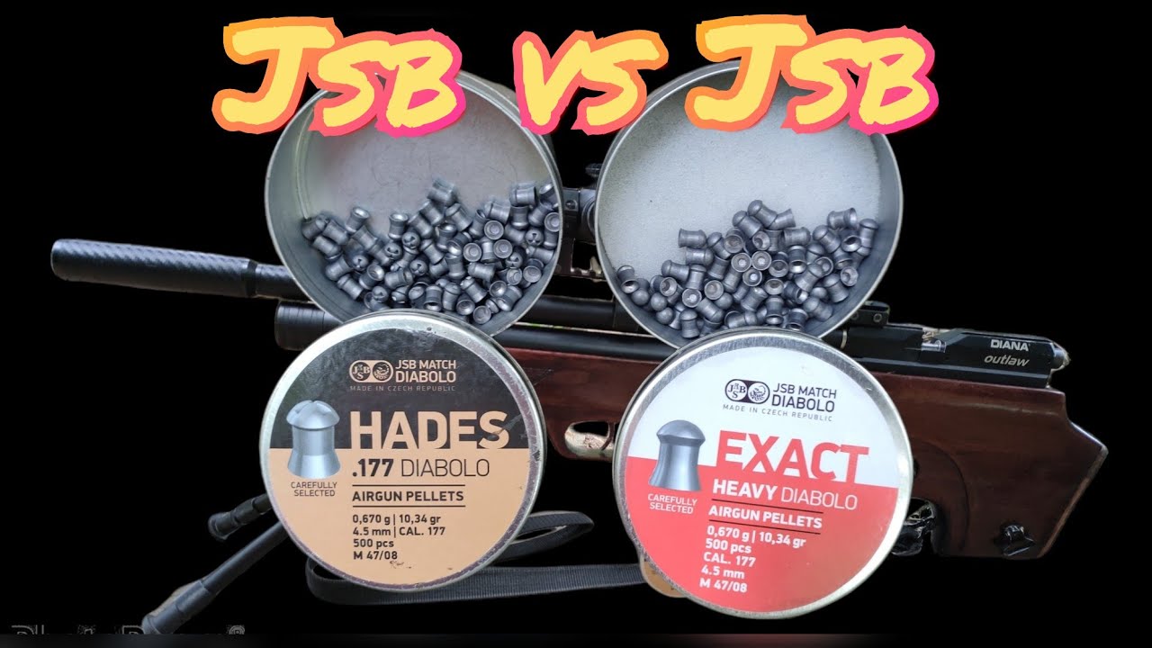 Jsb Hades vs Jsb Exact grouping test @ 30 meters - YouTube