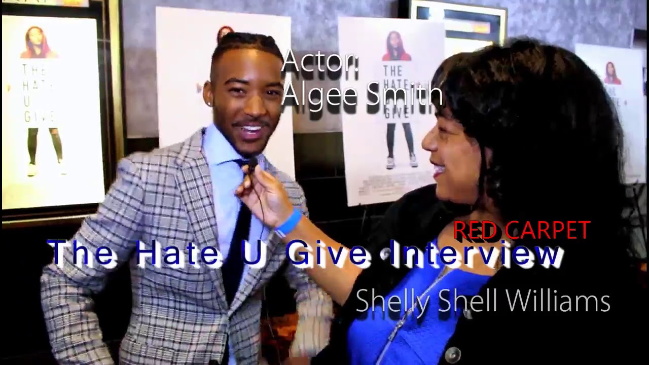 Shelly Shell Williams interviews Algee Smith Discussing The Hate U Give ...