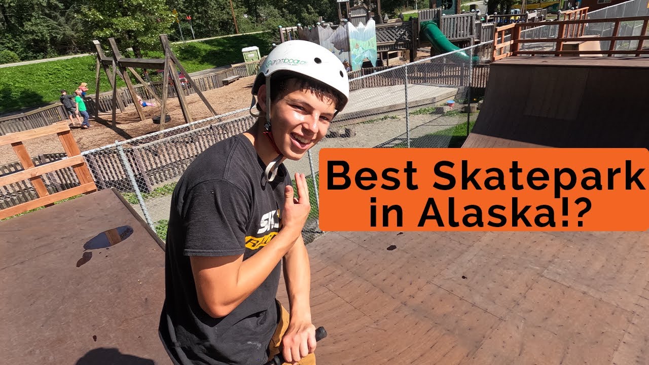 Biggest (and best) skatepark in Alaska ever!! - YouTube