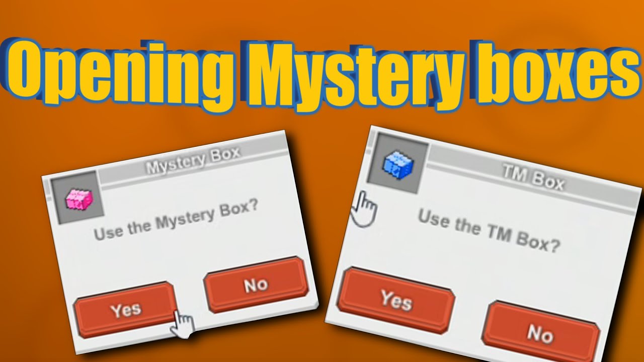 Pokemon Planet - Opening Mystery Boxes and TM Boxes! - YouTube