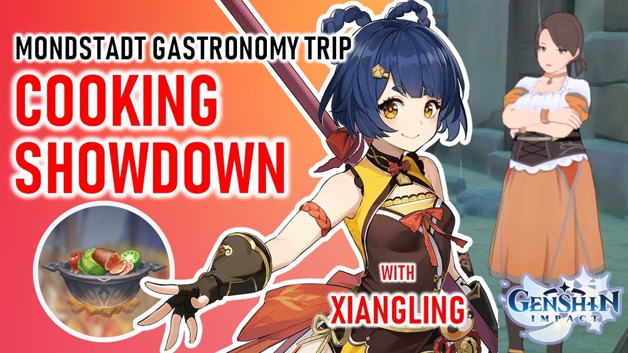 Genshin Impact -Xiangling Cooking Showdown quest - YouTube