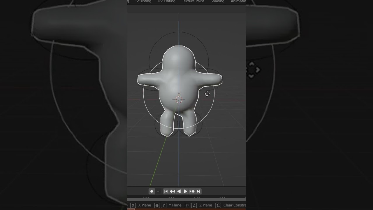 creating fall guys roughly in a minute #blender #fallguys # ...