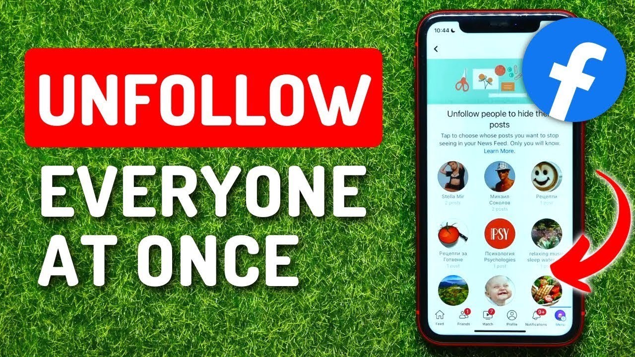 How To Unfollow All Facebook Following in One Click 2023 || Unfollow ...