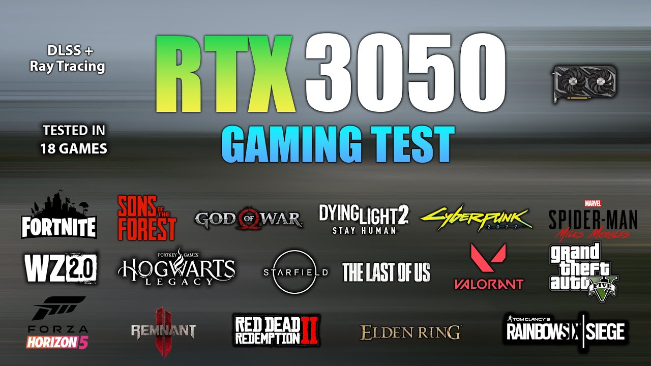 RTX 3050 : Test in 18 Games in Late 2023 - RTX 3050 Gaming - YouTube