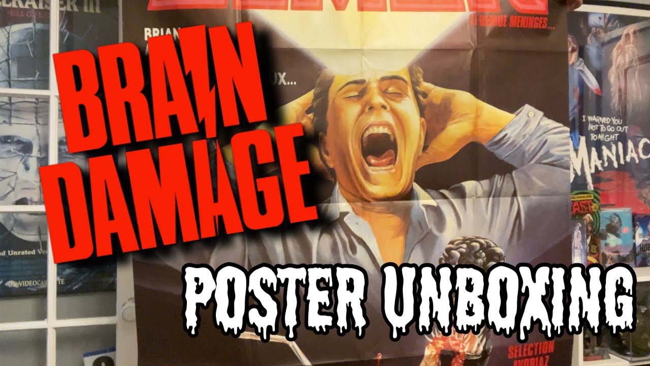 “BRAIN DAMAGE” Foreign Movie Poster Unboxing - YouTube