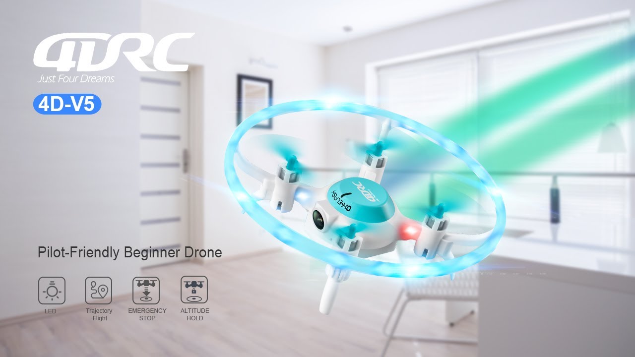 4DRC V5 Mini Drone | Drop-resistant Luminous Aircraft. - YouTube