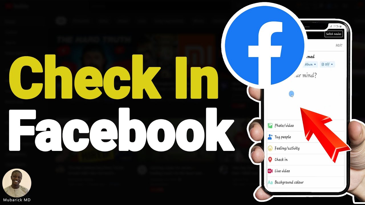 How to Check in on Facebook - Full Guide - YouTube