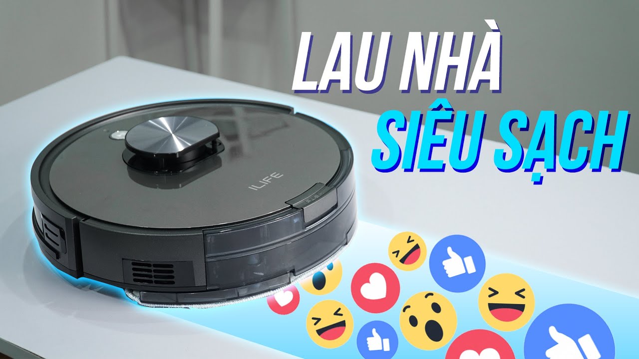 Robot lau nhà sạch nhất dưới 8 Triệu??? Đánh giá robot hút bụi lau nhà ...