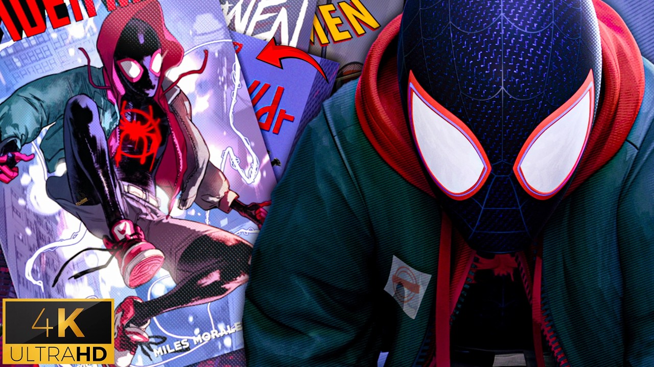 Miles Morales Becomes Spider-Man | Into the Spider-Verse 4k Scene - YouTube