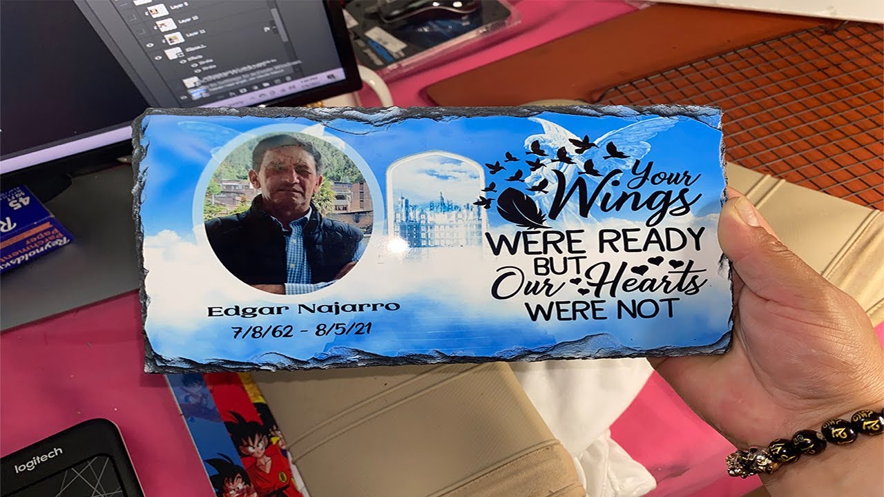 Sublimation Photo rock slate tutorial - YouTube