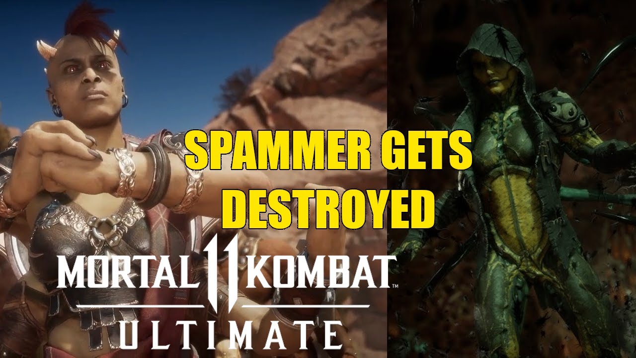 SHEEVA STOMP SPAMMER GETS DESTROYED AND RAGEQUITS! - MK11 ULTIMATE ...
