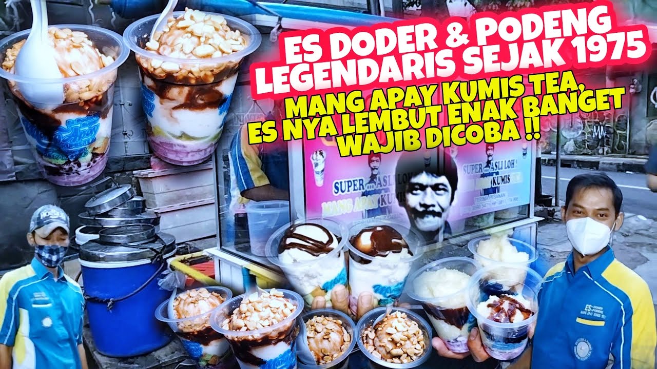 JUALAN ES DOGER & ES PODENG SEJAK 1975.ES PODENG NYA LEMBUT ENAK BANGET ...