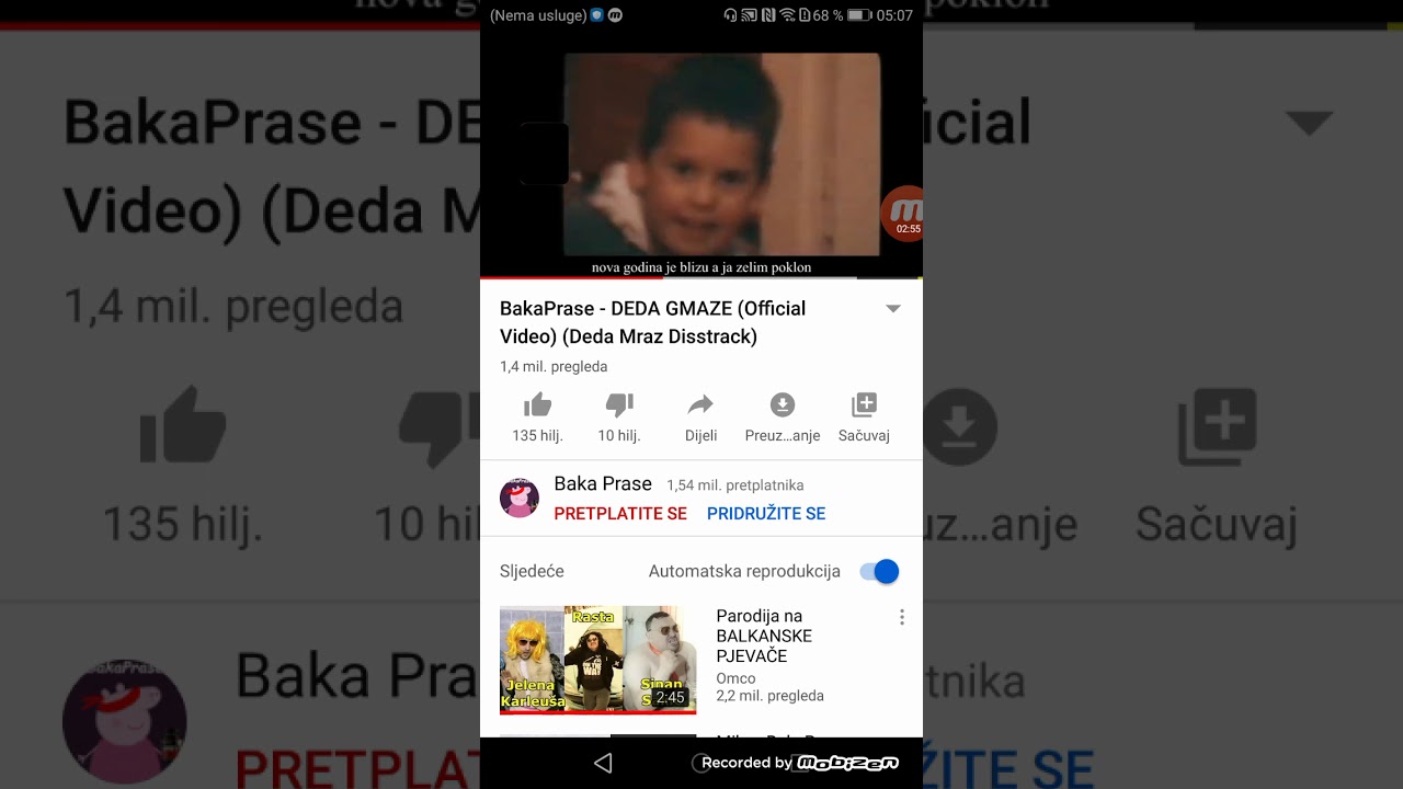 Reakcija na baka prase(deda gmaz) - YouTube