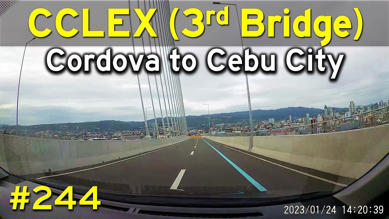 Road Trip #244 - CCLEX - Cordova to Cebu City - Cebu-Cordova Link ...
