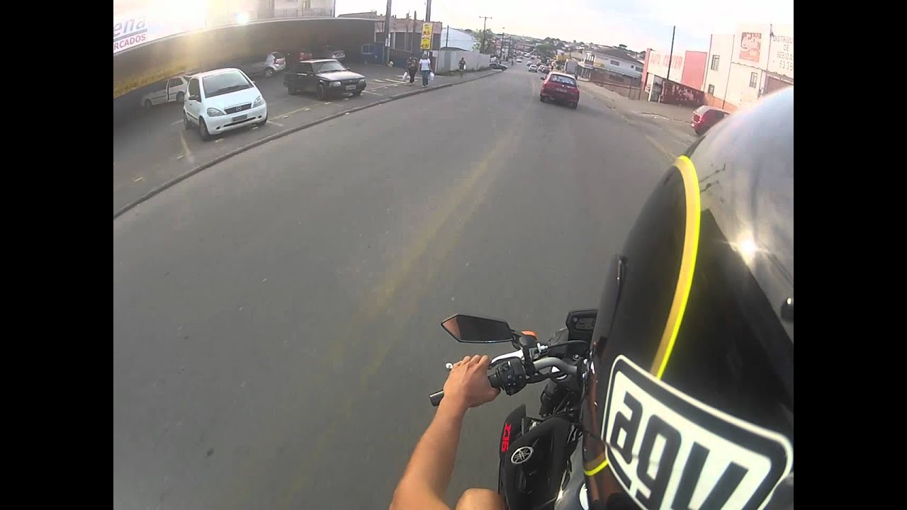 ACIDENTE YAMAHA XJ6- GO PRO (CRASH YAMAHA XJ6) - YouTube