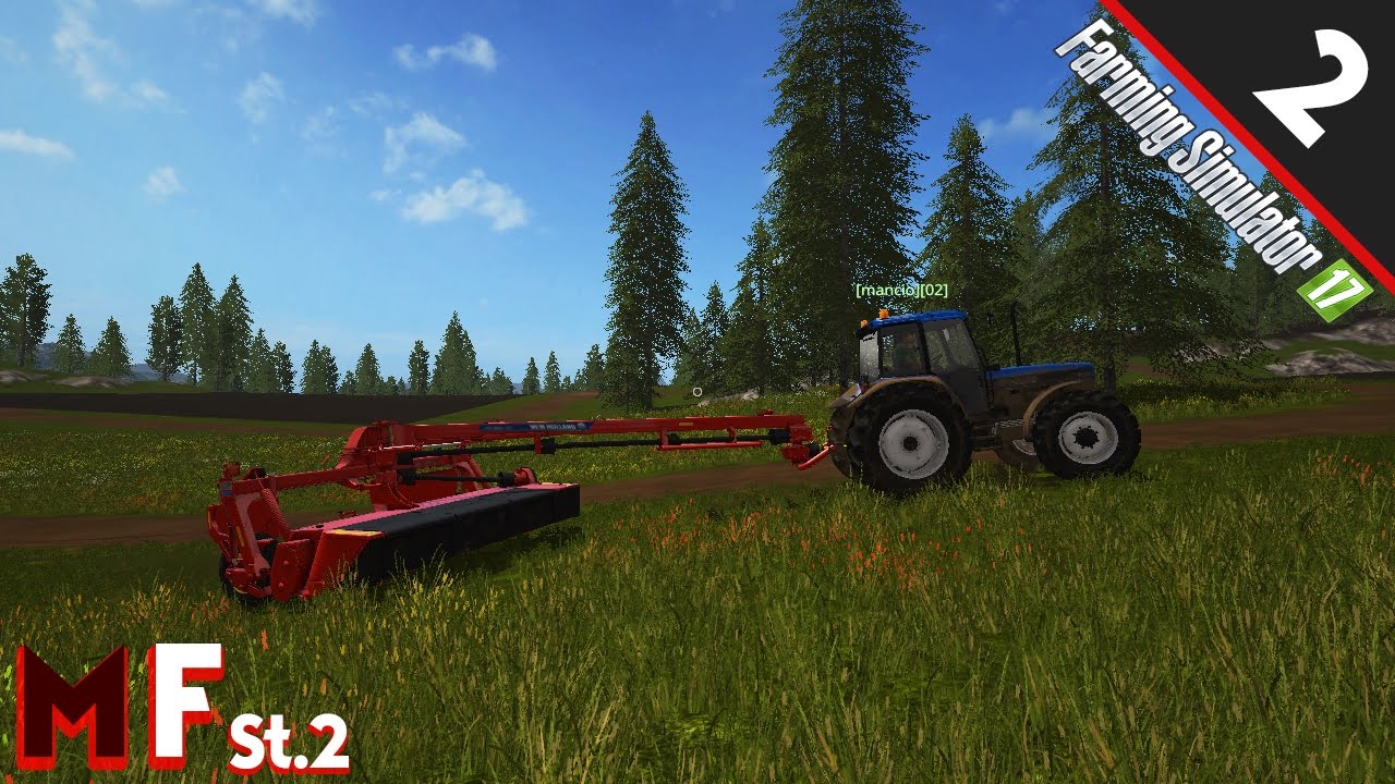Modeer FARM #2 - NUOVA FALCE NEW HOLLAND DISCBINE 313 - FS17 GAMEPLAY ...