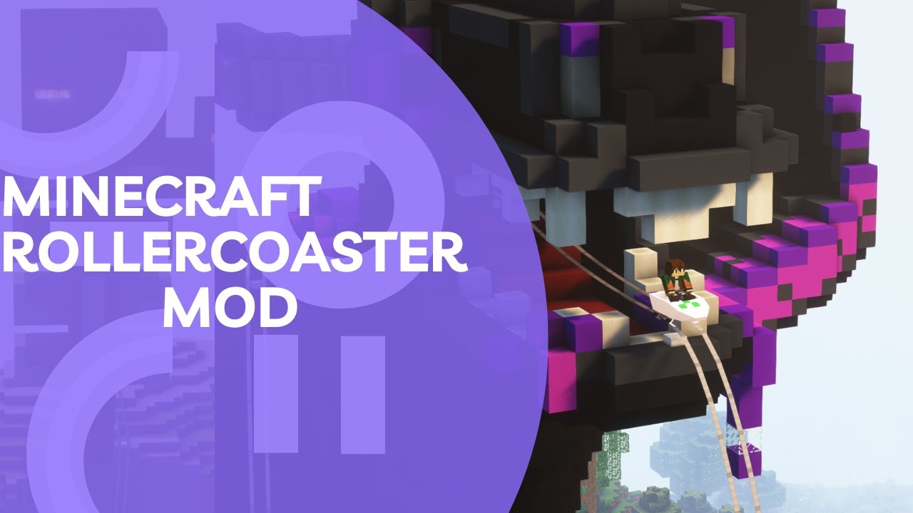 Creating A Minecraft Theme Park | Exrollercoaster Mod - YouTube