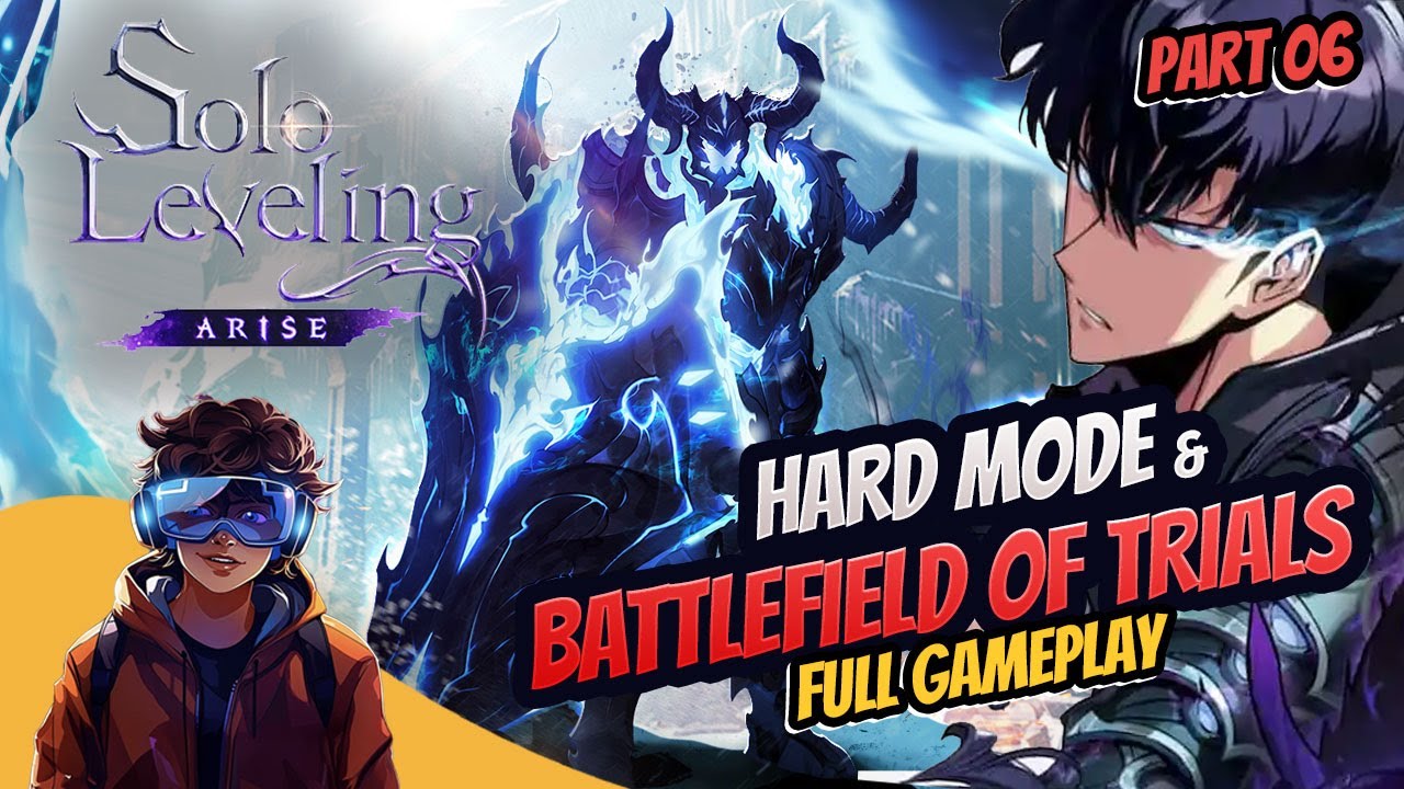 HARD Mode & BATTLEFIELD of Trials Solo Leveling : Arise [4K 60FPS PC ...