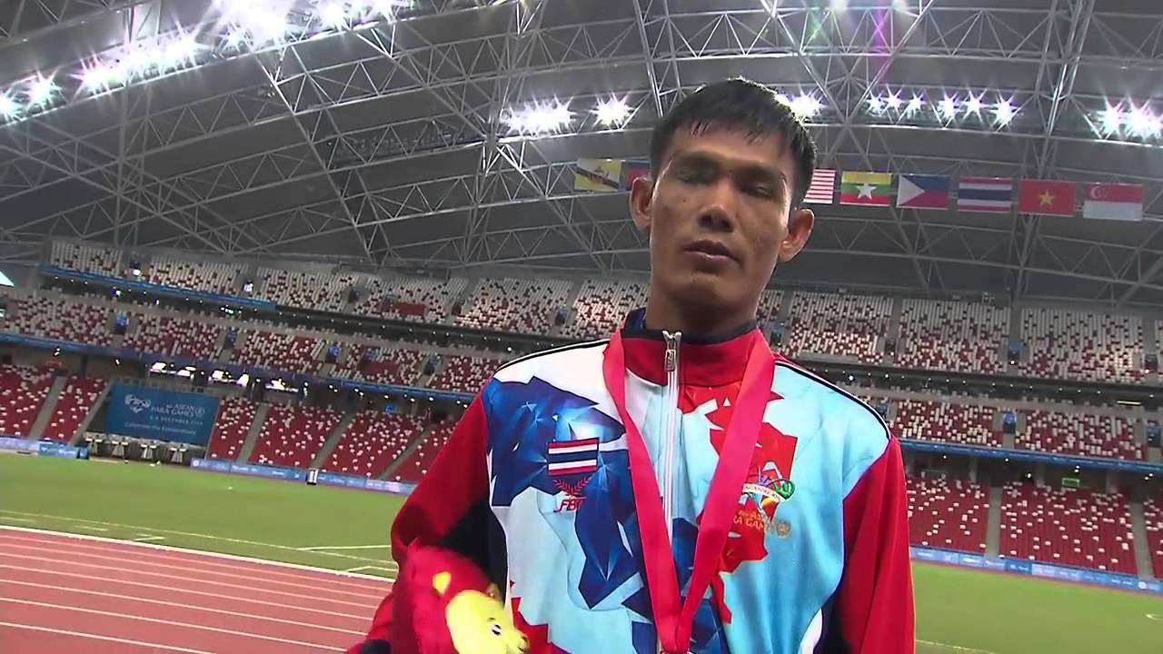 Athletics (Day 5 Afternoon) Men's High Jump F45/46/47 Victory Ceremony ...