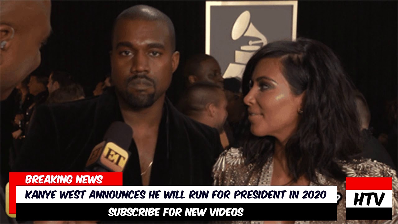 Kanye West Announces He Will Run For President In 2020 - YouTube