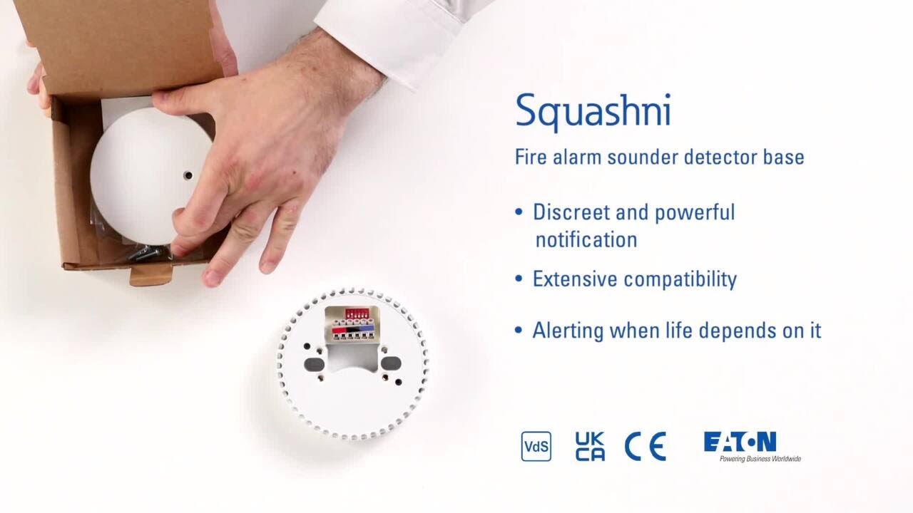 Unboxing the Squashni fire detector base sounder - YouTube