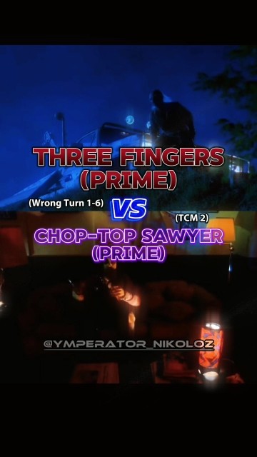 Three Fingers vs Chop-Top Sawyer @Monster-Noob-edits #edit #horror #tcm ...