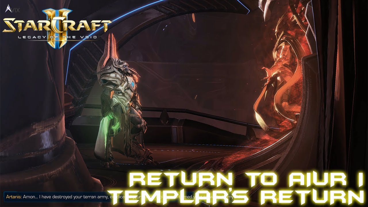 Starcraft 2 Legacy of the Void Mission 17 - Return to Aiur 1 Templar's ...