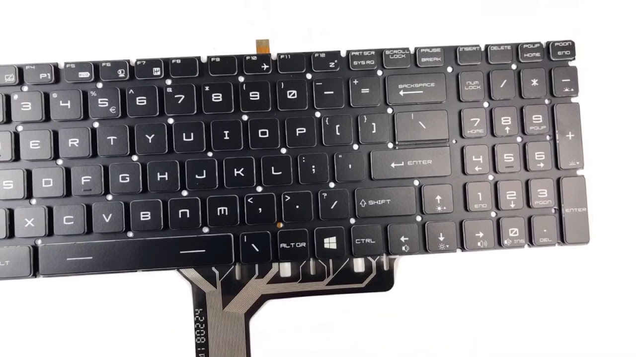 Keyboard For MSI GS60 GS70 GT62 GS72 GS62 Backlit Crystal Keycap ...