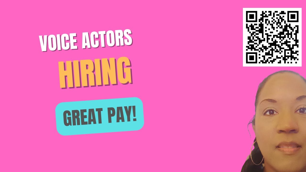 Hiring Voice Actors to Work from home + Jobs for TikTokers - YouTube
