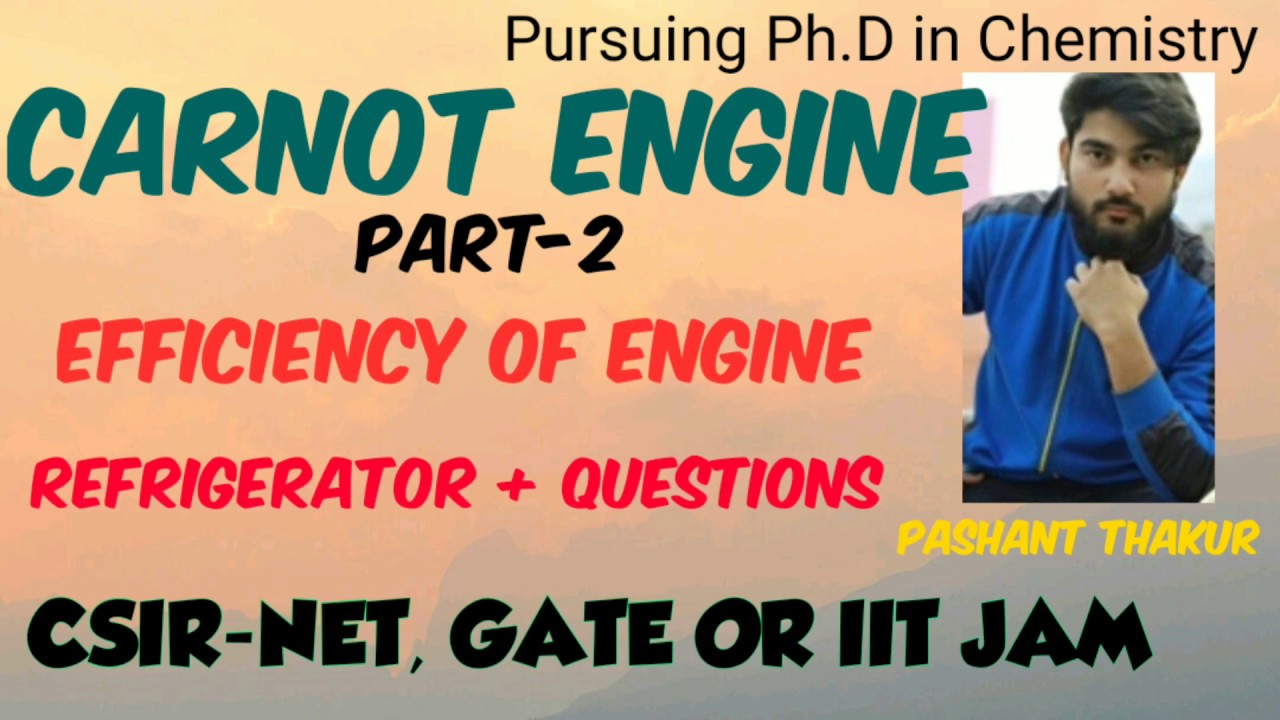 CARNOT ENGINE , PART-2 , CSIR-NET, GATE, IIT-JAM, IIT-JEE, PREPARATION ...