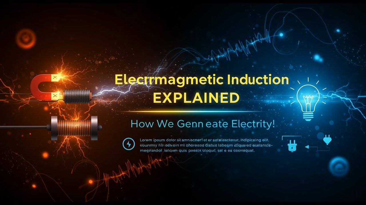 Electromagnetic Induction EXPLAINED: How We Generate Electricity! - YouTube